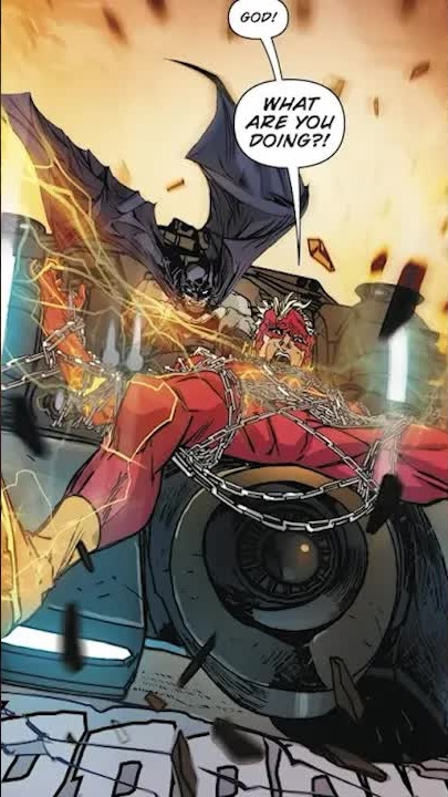 Evil Batman steals the Speed Force from the Flash! #shorts
