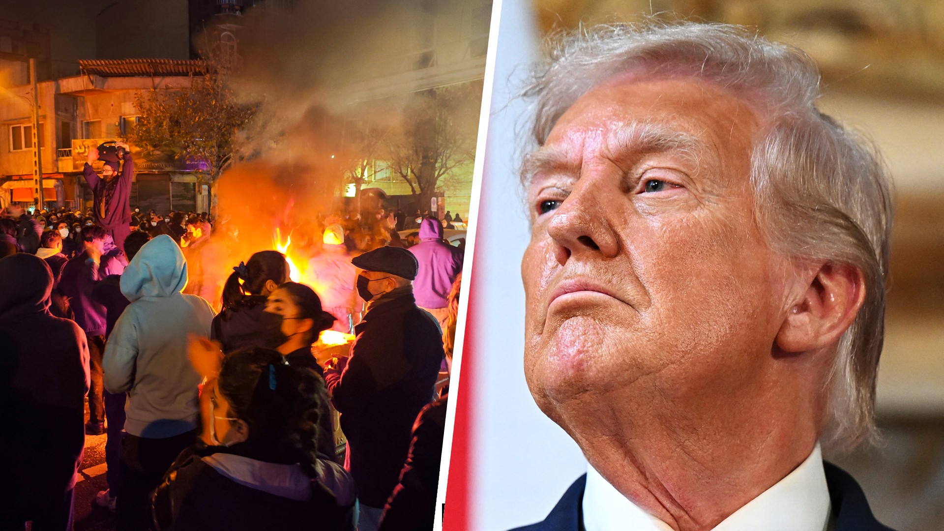 Trump says killing of protestors in Iran 'is stopping'