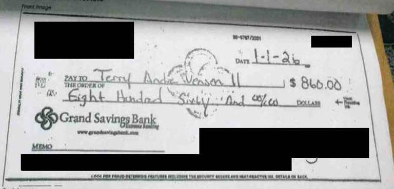 Gentry residents warned of altered Black Hills checks: Police