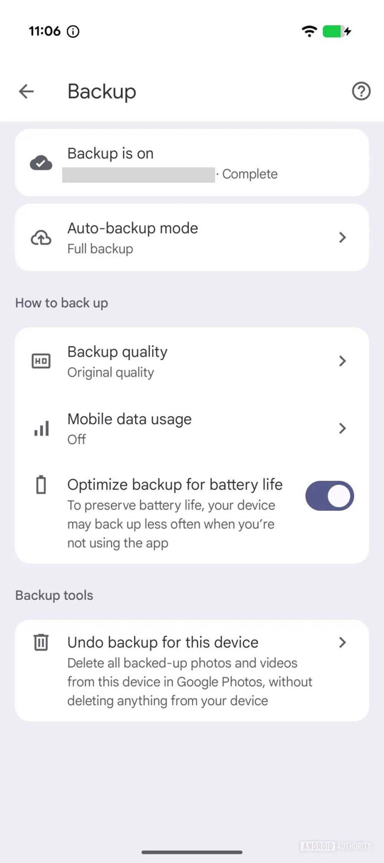 Google Photos backups may soon play nice with your phone's battery