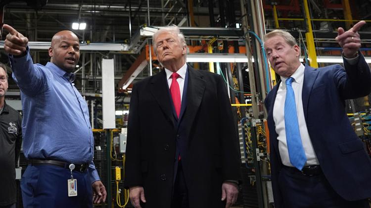 UAW backs Ford worker after altercation with President Trump resulted ...