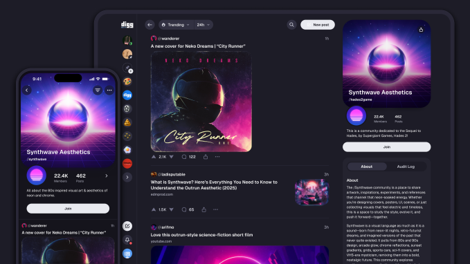Digg launches its new Reddit rival to the public