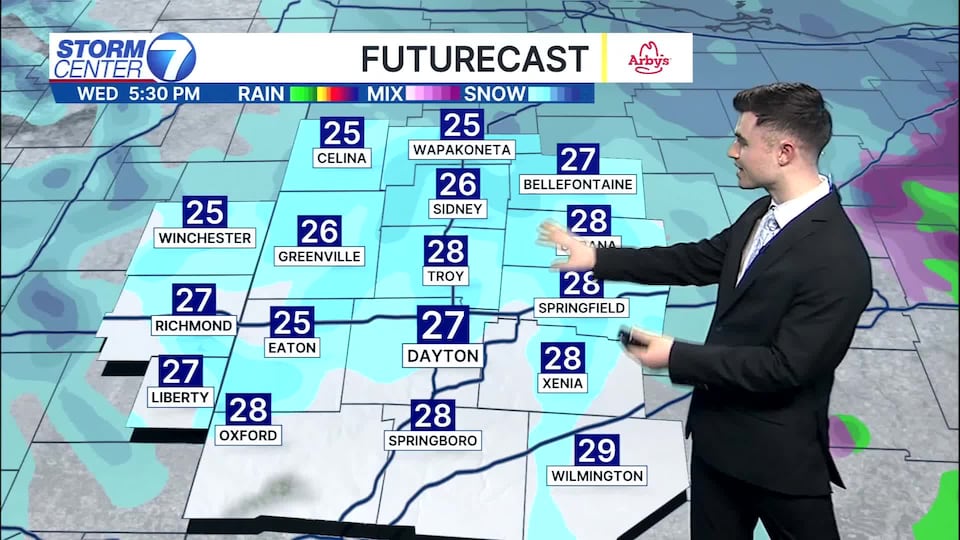 Wednesday evening forecast