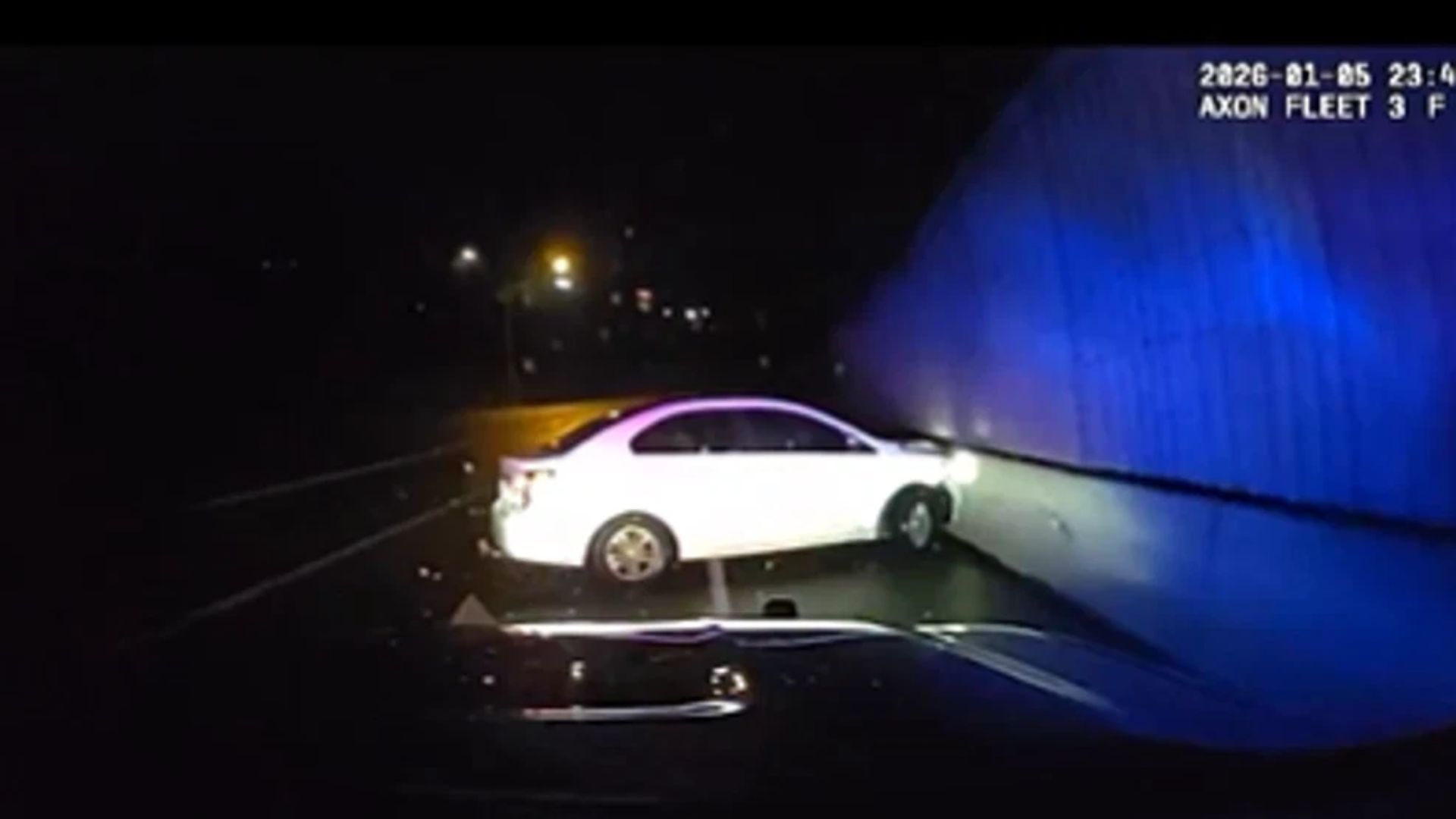 Woman Steals Estranged Huband's Car And Crashes It During Police Chase