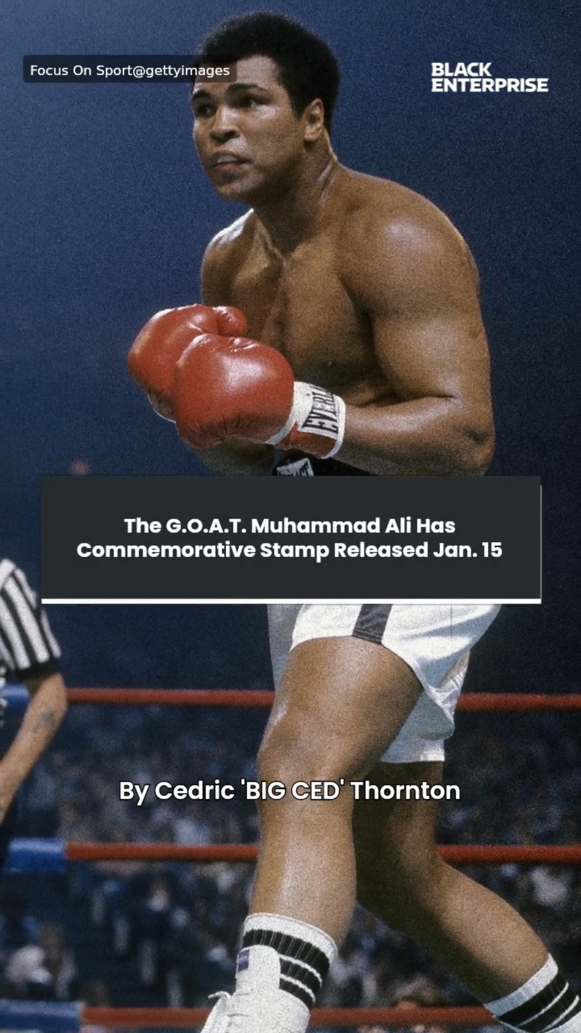 The G.O.A.T. Muhammad Ali Has Commemorative Stamp Released Jan. 15