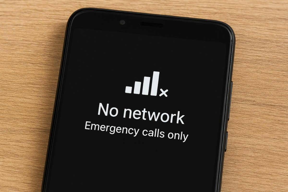 Mi móvil no tiene red y dice «Solo llamadas de emergencia»