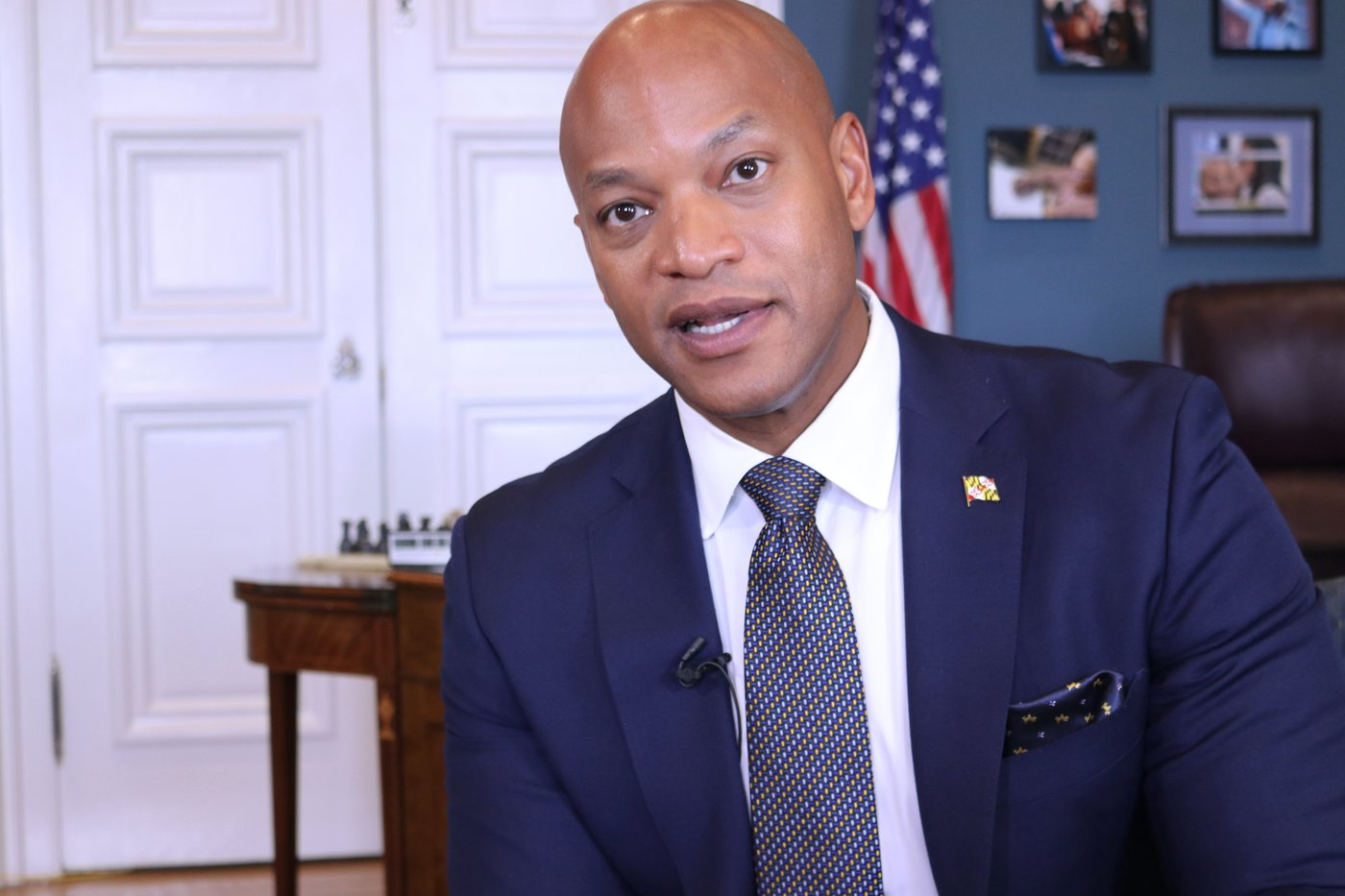 Maryland Democratic Gov. Wes Moore pushes the case for redrawing the ...