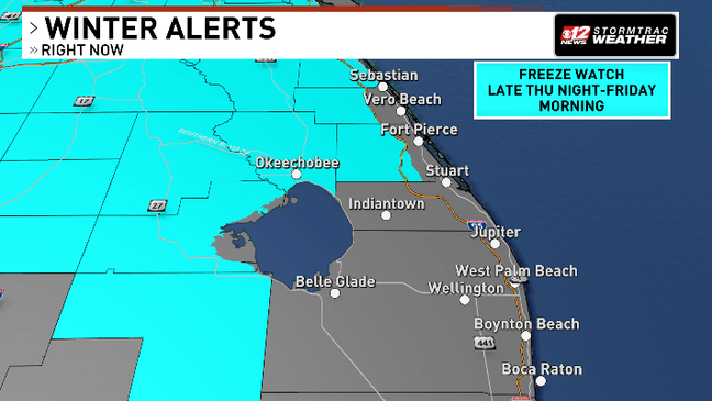 Freeze watch in effect late Thursday night-Friday morning