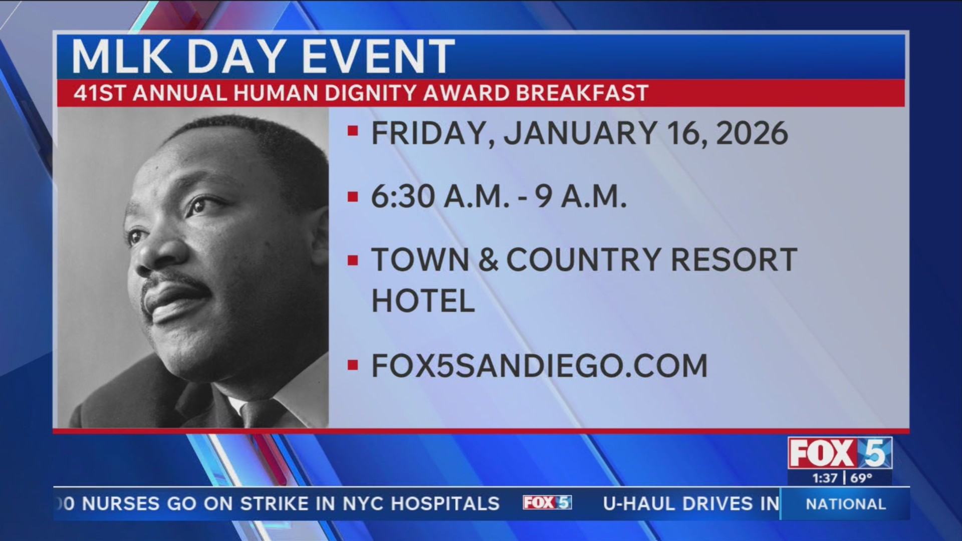 41st annual MLK Day Human Dignity Awards Breakfast