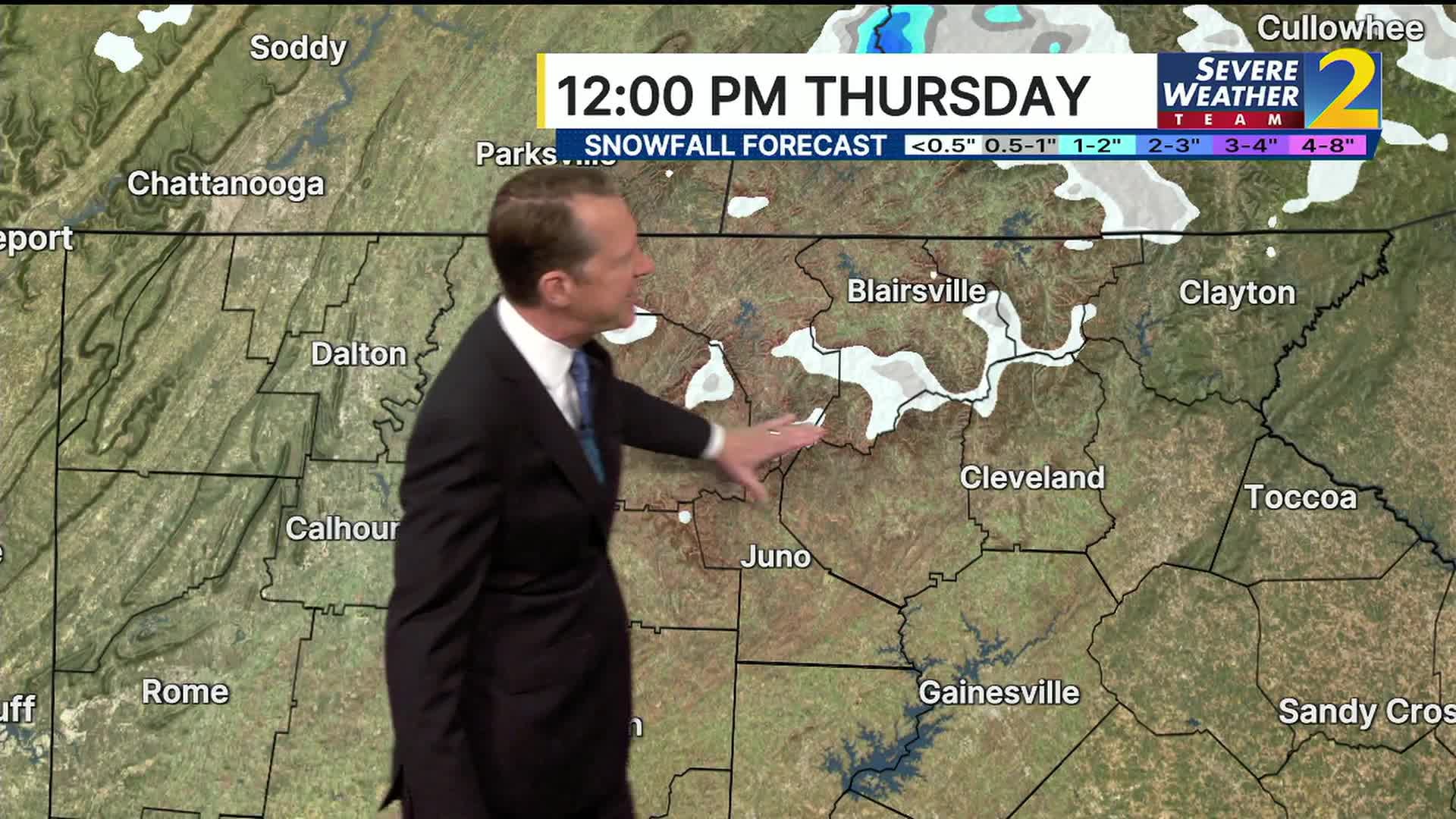 Below freezing temperatures Thursday, chance for flurries in northern ...