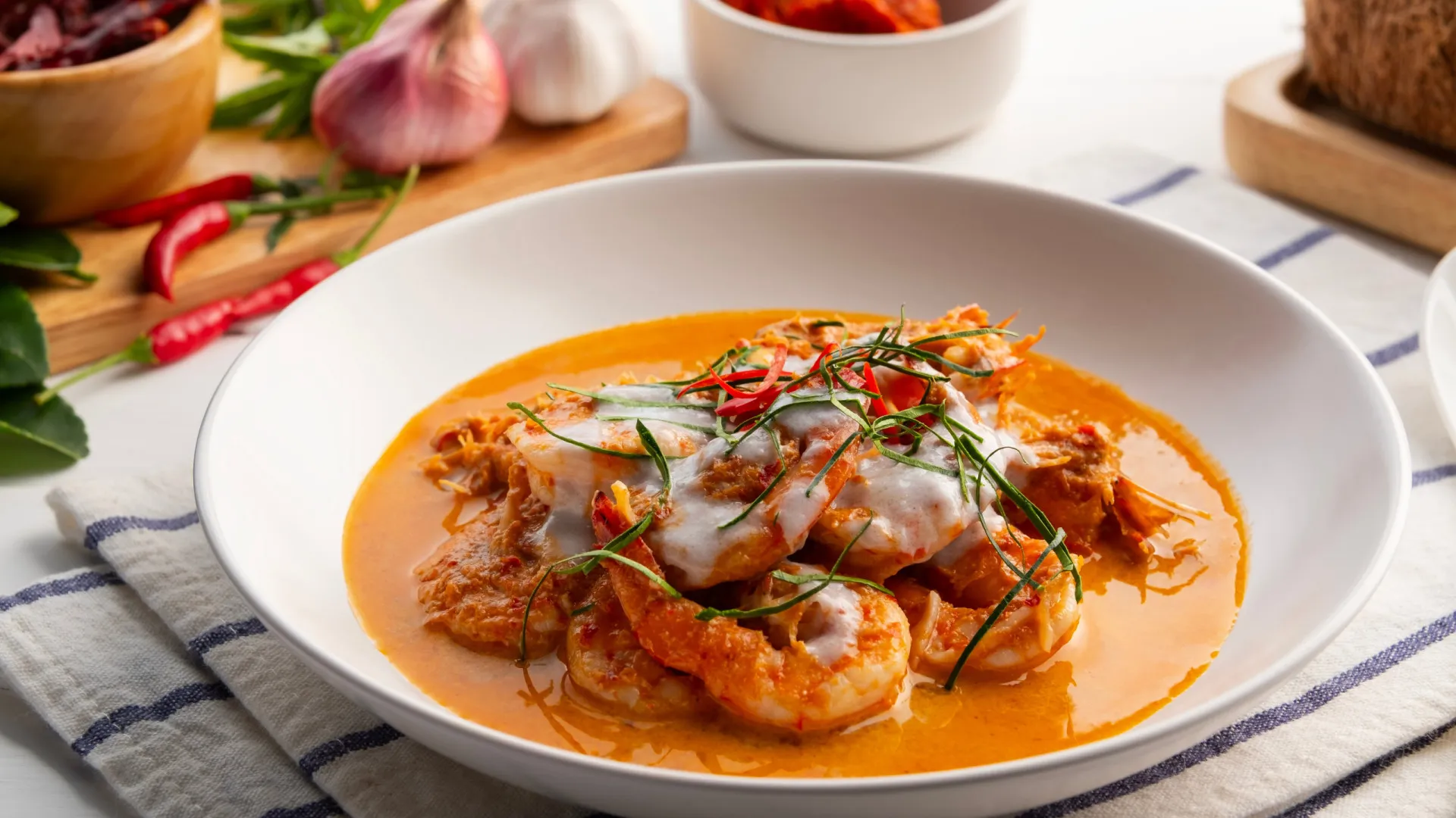 Caril não é só de carne! Esta receita é de camarão e é da Tia Cátia