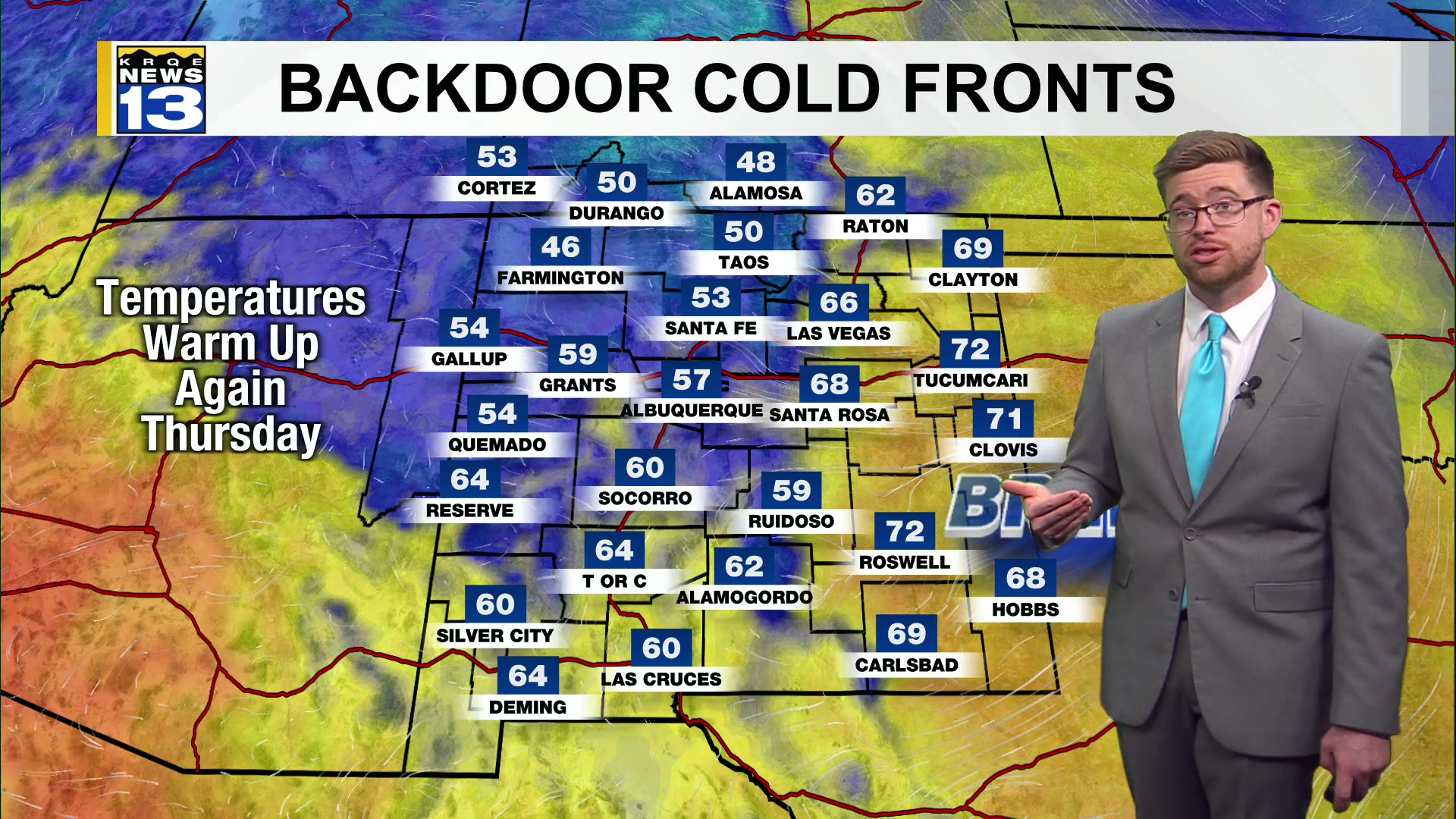 Warmer weather for eastern New Mexico on Thursday