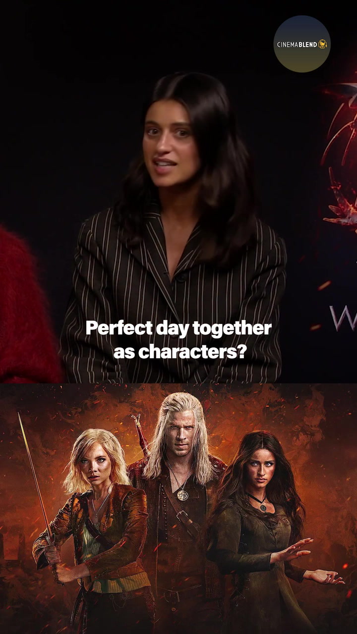 What is Geralt, Ciri and Yen’s idea of a perfect day? Freya Allan and ...