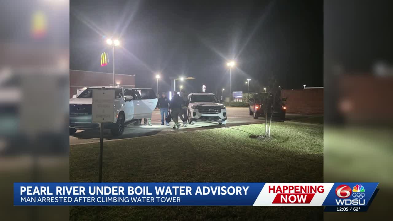 Pearl River man accused of climbing water tower identified