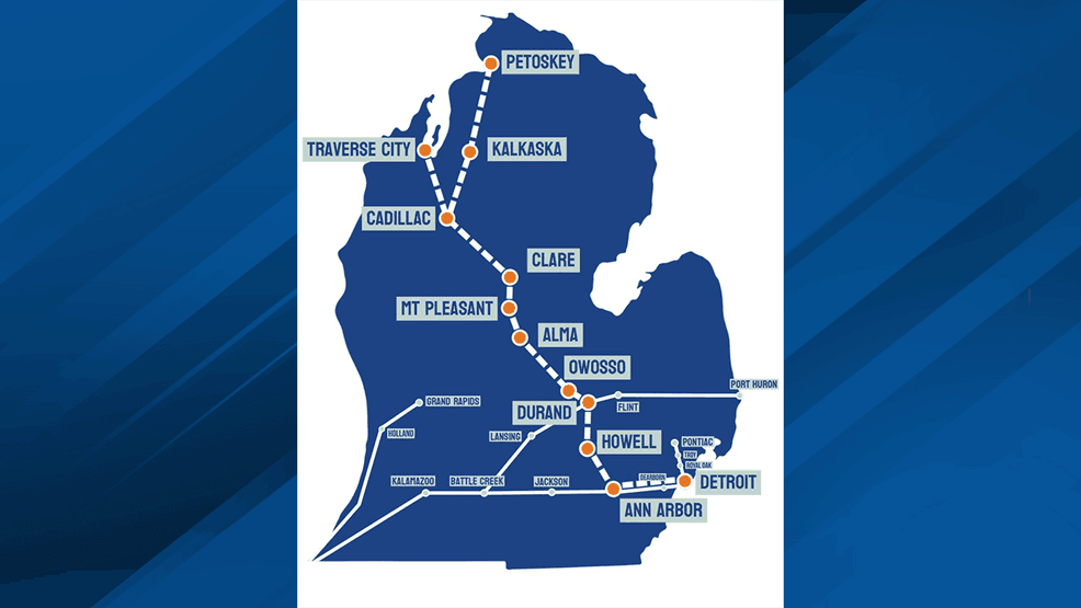 Proposed rail line could connect Ann Arbor to Traverse City, Cadillac ...