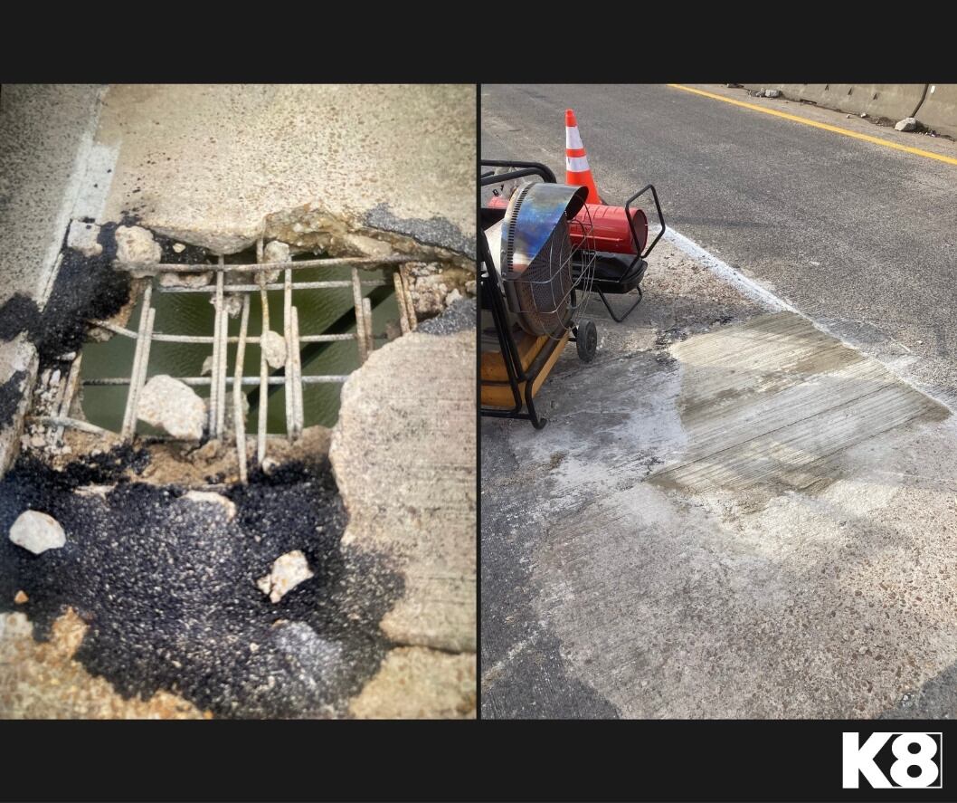 Crews close I-40 bridge lanes for emergency repairs