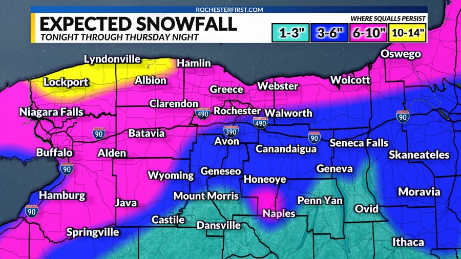 Winter storm warning: Heavy snow & difficult travel incoming