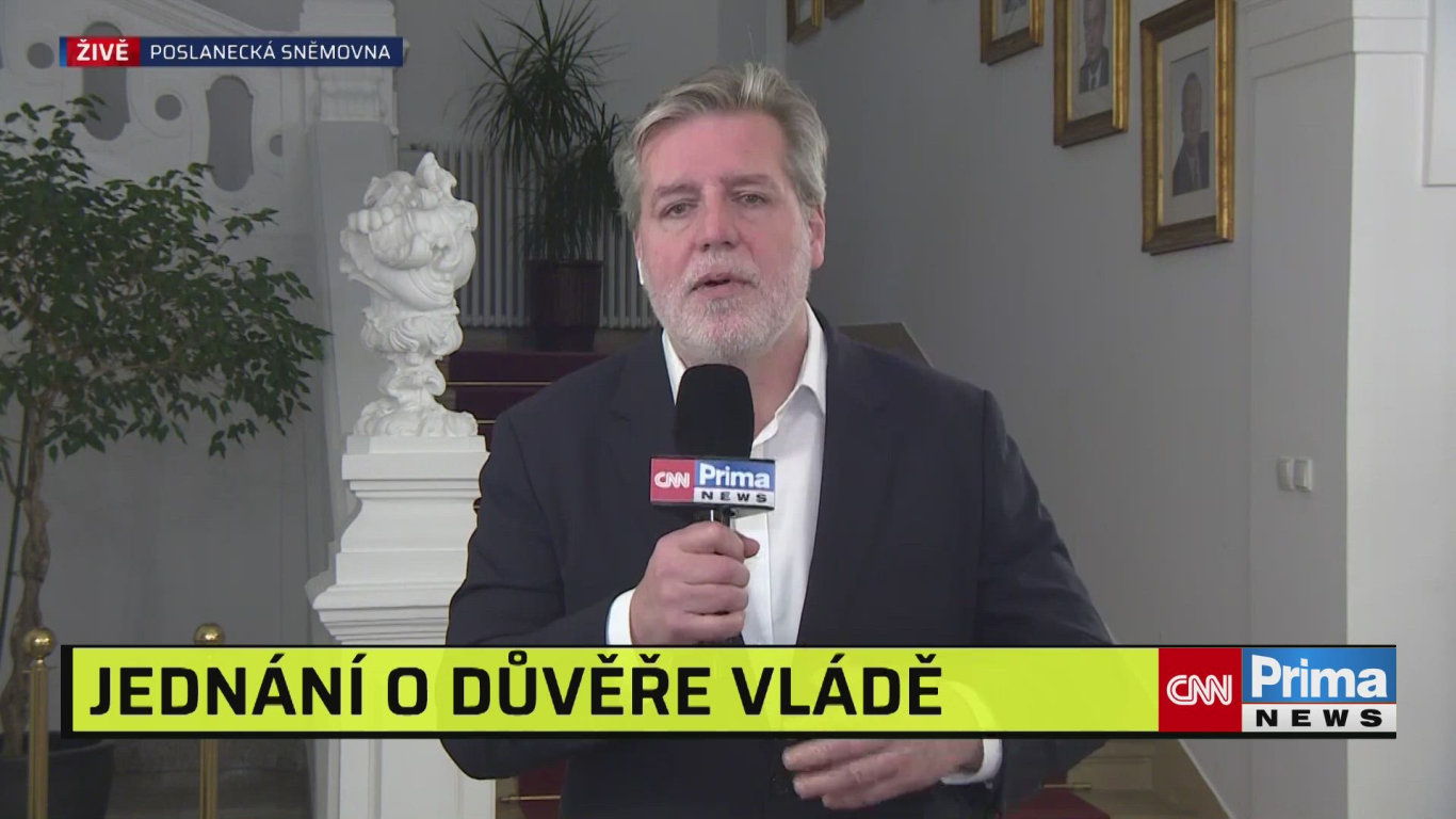 Reportér CNN Prima NEWS přiblížil, jak postupuje situace ve Sněmovně