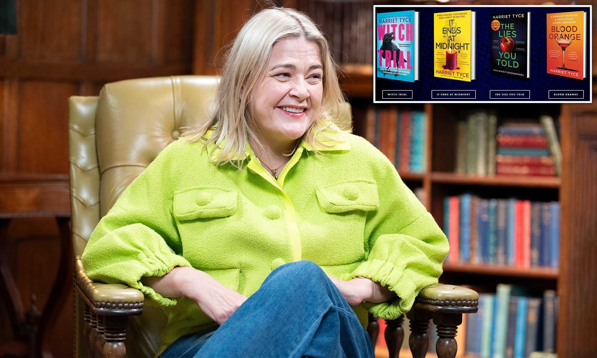 The Traitors star Harriet Tyce sees her novel sales increase by 95 per ...