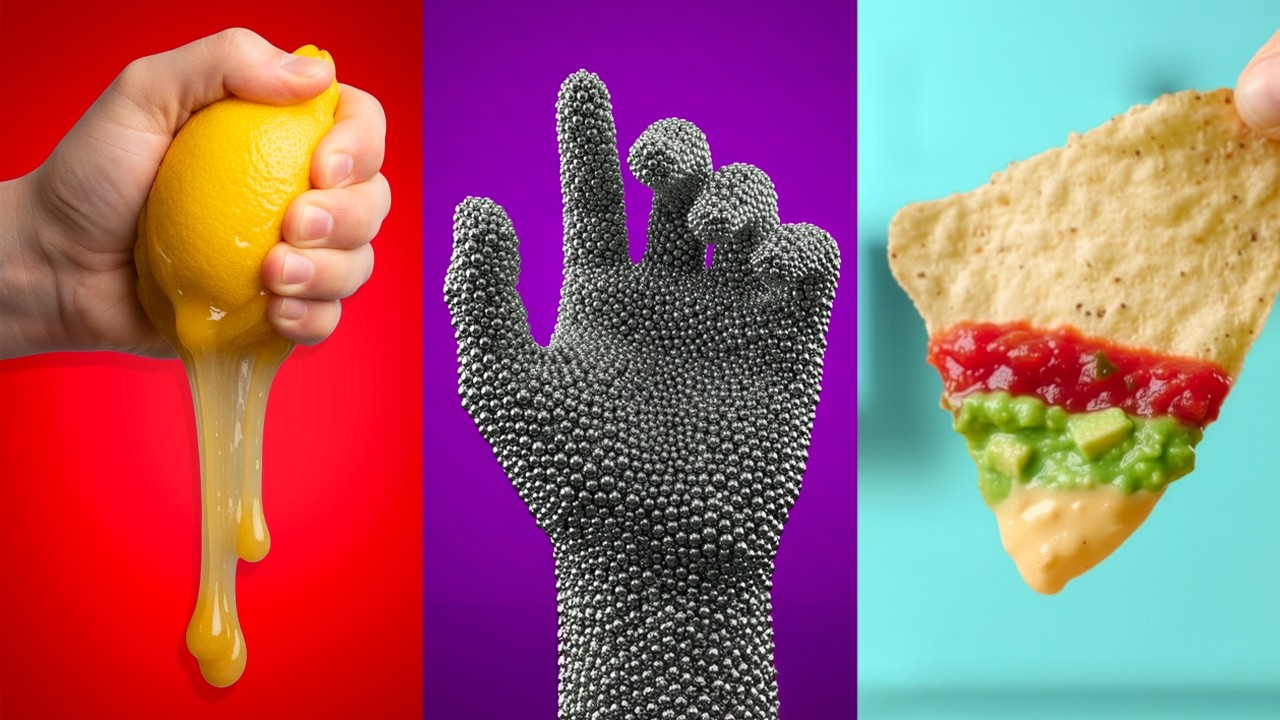 I tried crafting a hand from magnets 🤯