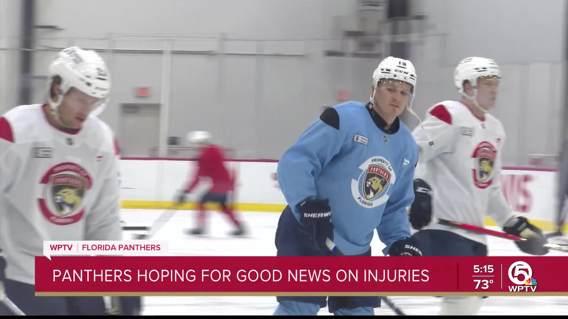 Panthers hope to get Matthew Tkachuk back on the ice soon