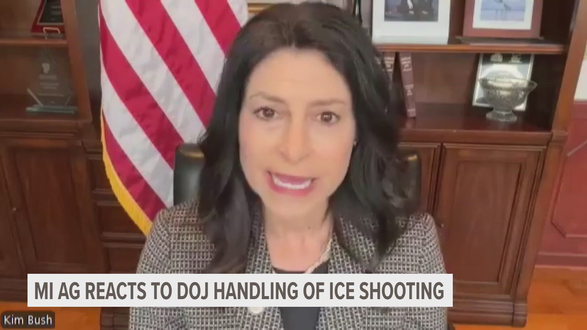 MI Attorney General Dana Nessel reacts to DOJ's handling of ICE ...
