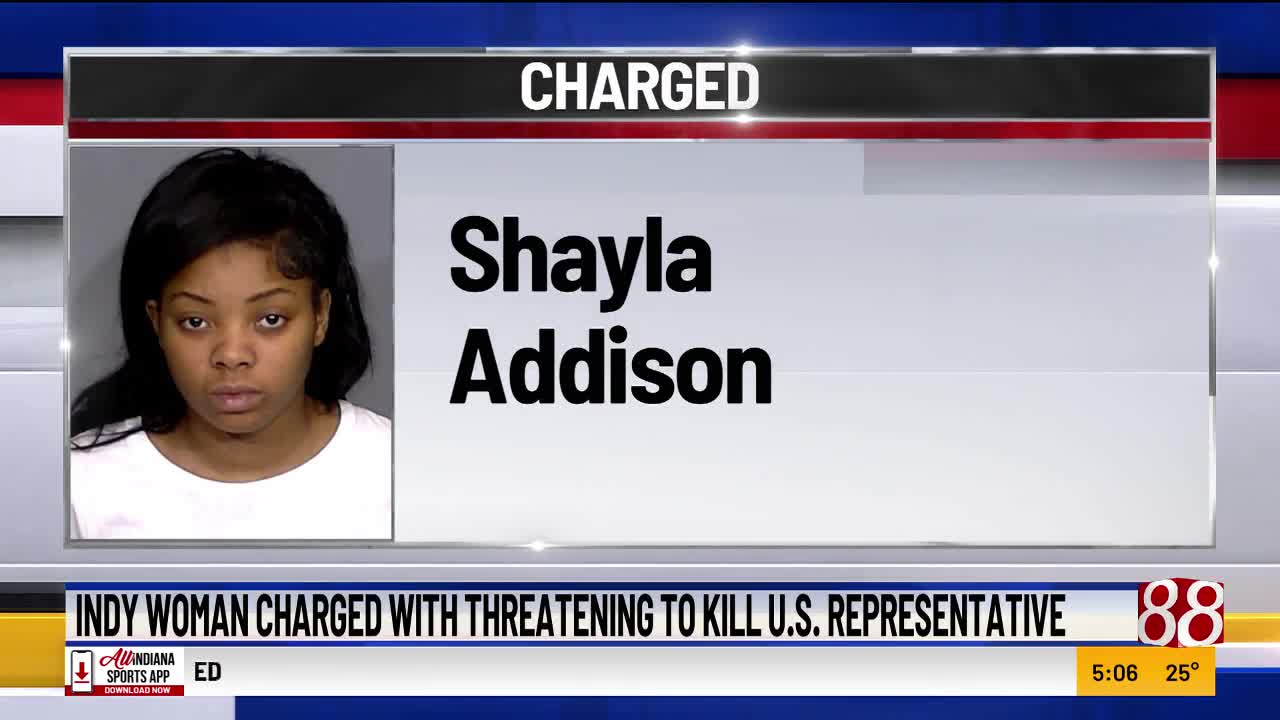 Indianapolis woman charged with threatening to kill US representative
