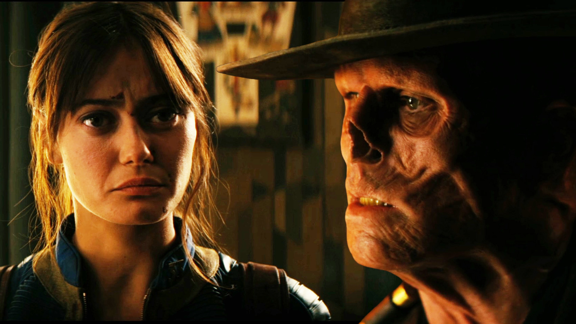 Fallout stars react to the Ghoul's 'gutting' betrayal of Lucy in season ...