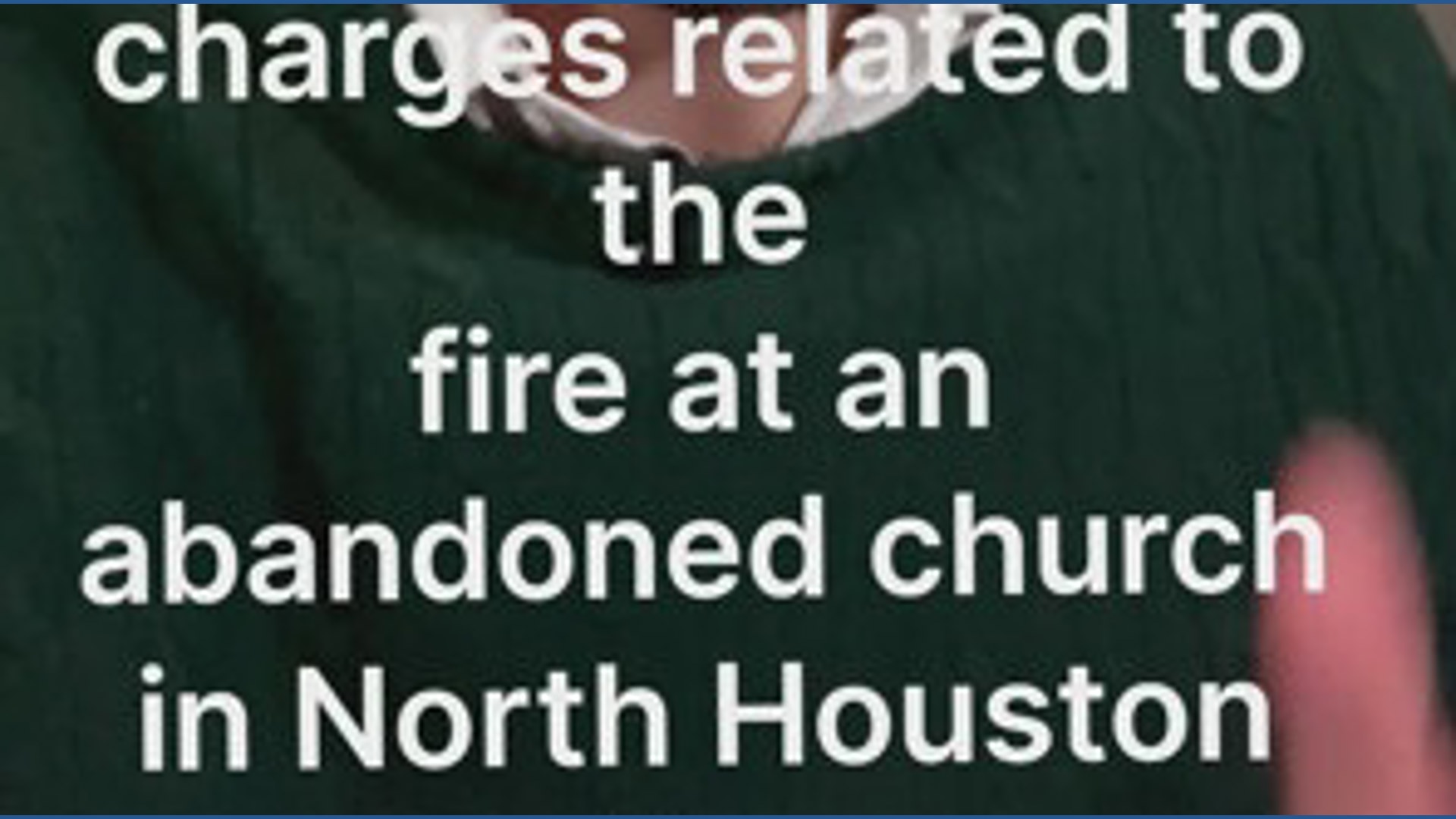 Abandoned church fire suspect charged