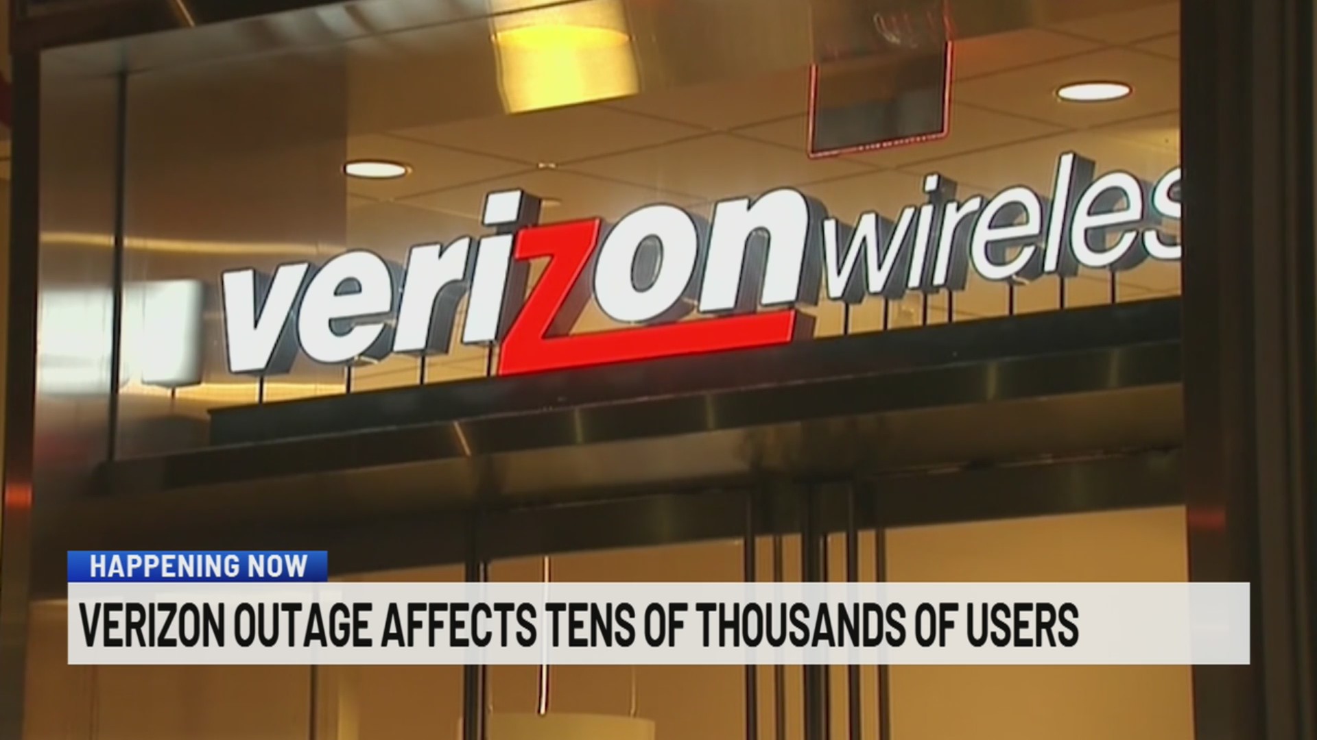 Verizon outage affects tens of thousands of users