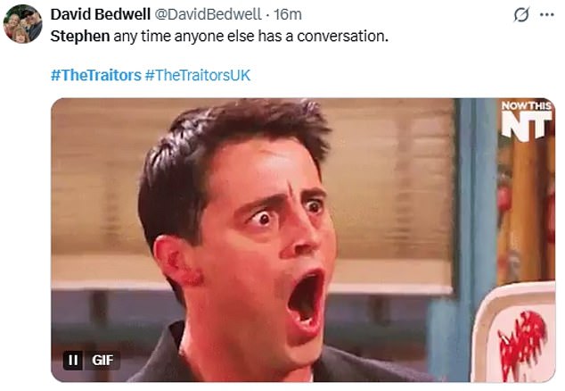 The Traitors star Stephen makes another major error as viewers are ...