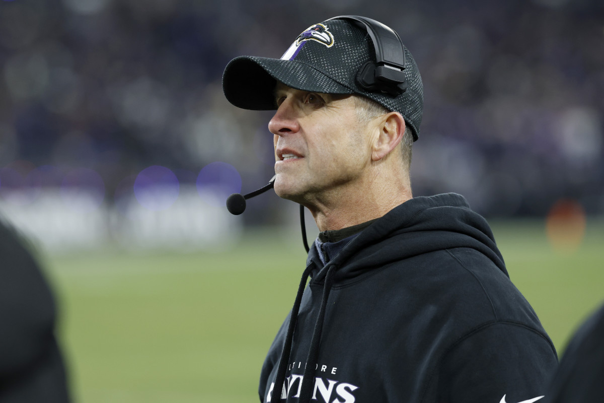 Cam Skattebo reacts to Giants' John Harbaugh announcement