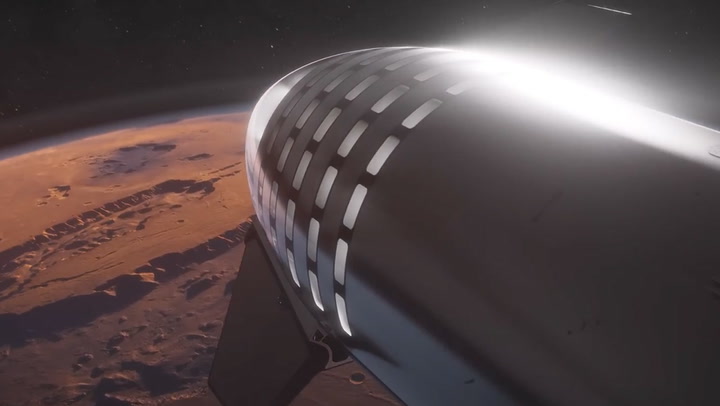 SpaceX Starship launch to Mars in awe-inspiring new animation