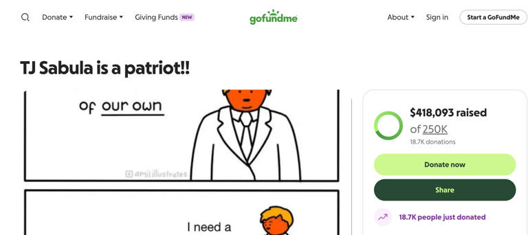 Suspended Ford employee who heckled Trump sparks over $800,000 in ...