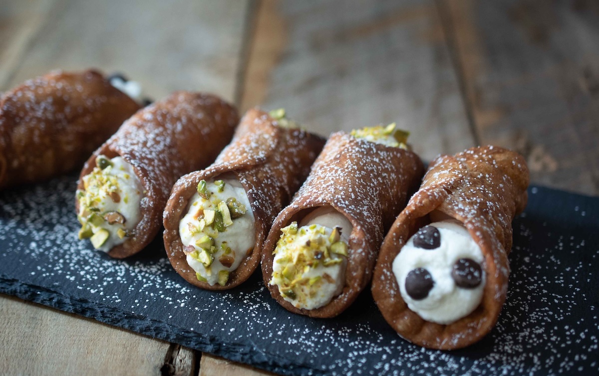 Traditional Sicilian cannoli