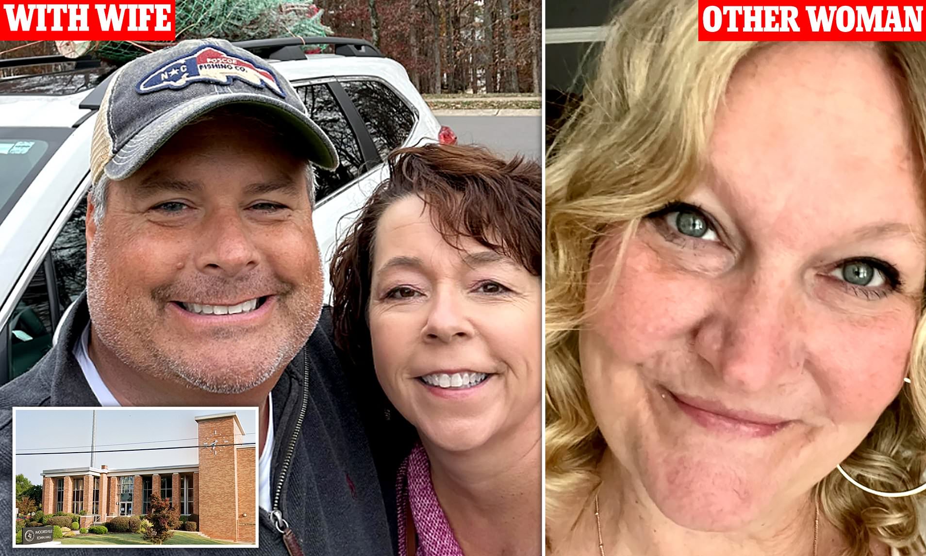 Married mayor filmed sneaking woman into town hall in dead of night ...