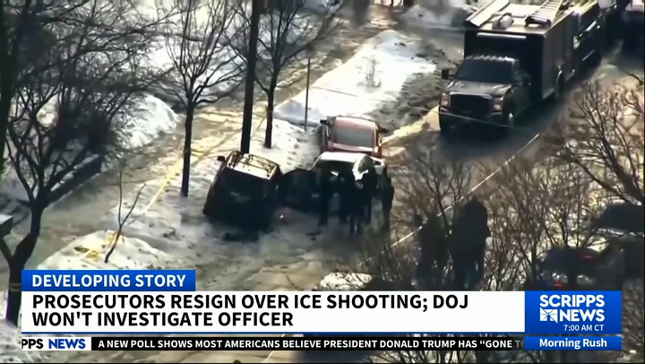 Justice Department halts probe into ICE officer's shooting