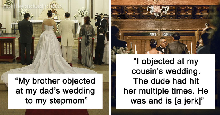 26 people who witnessed wedding objections share what happened