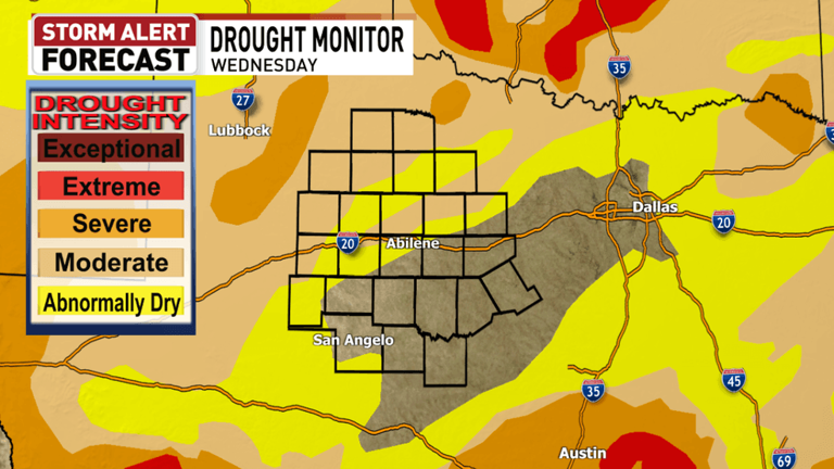 Drought conditions worsen in Big Country as 2026 starts with extended ...
