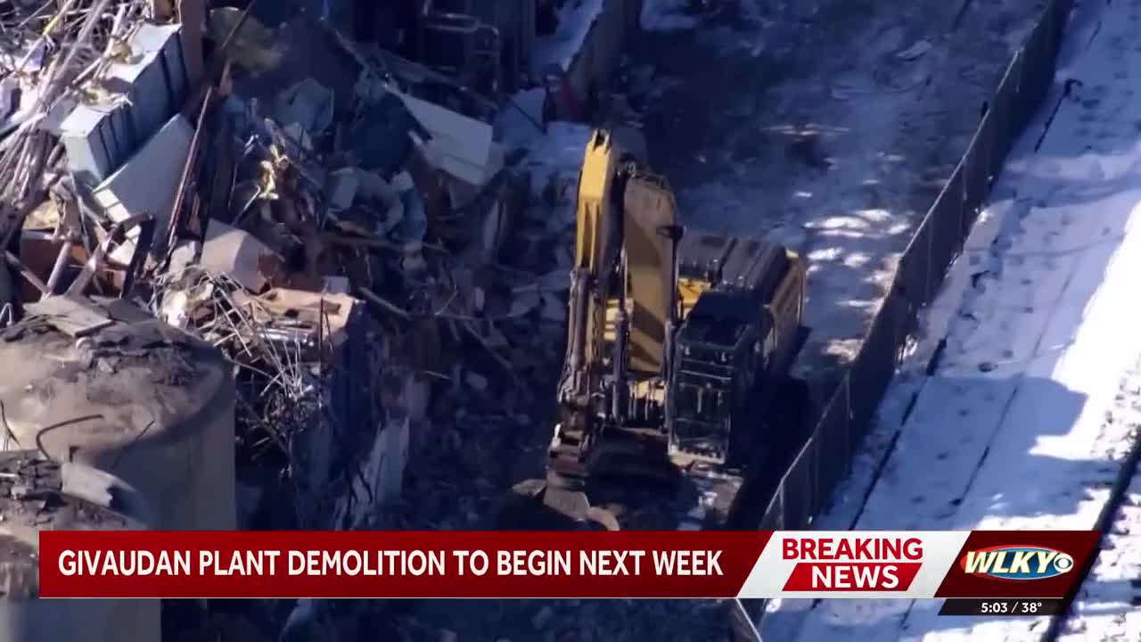 Givaudan plant demolition in Louisville to begin next week