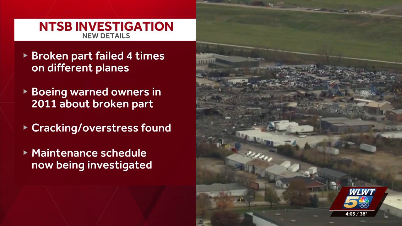 NTSB: Part that broke on UPS plane in Louisville crash failed 4 times ...