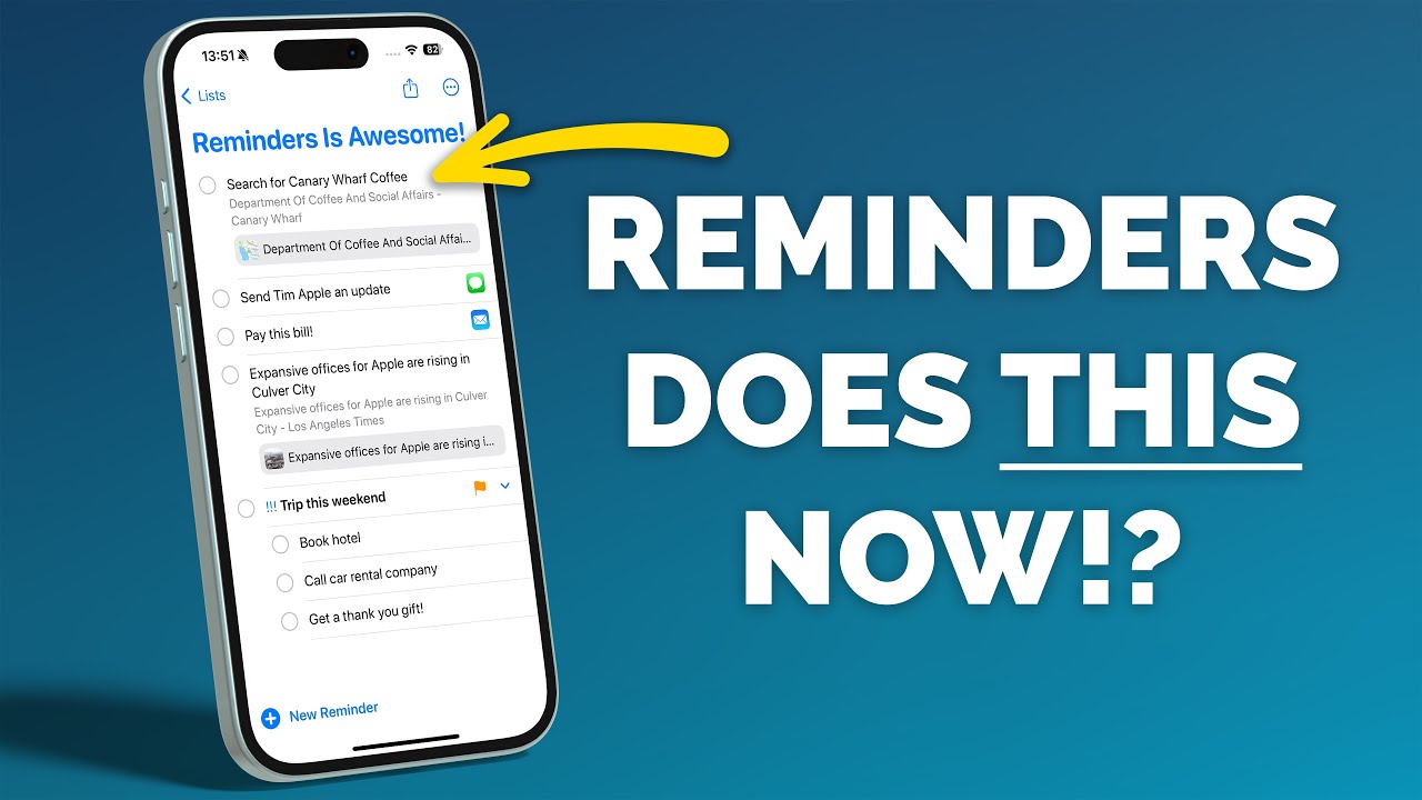 I discovered 10 hidden gems in Reminders!