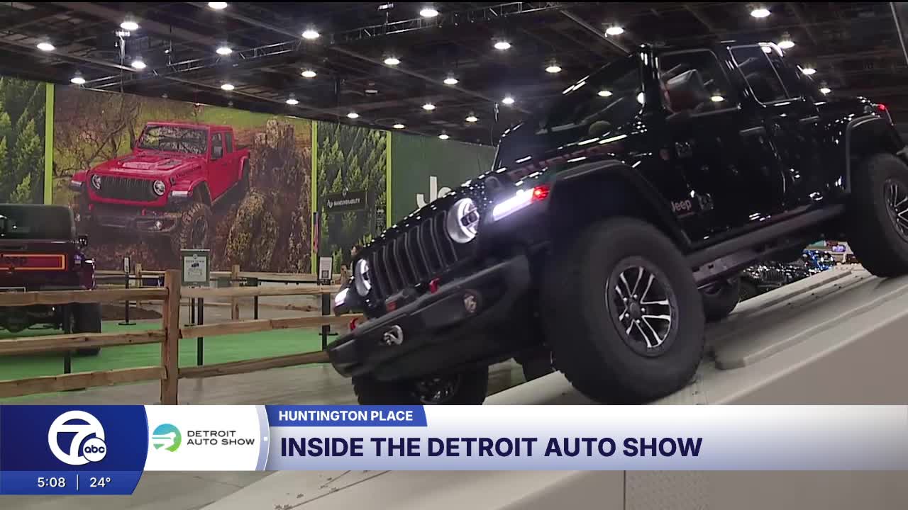 Taking a look inside the Detroit Auto Show