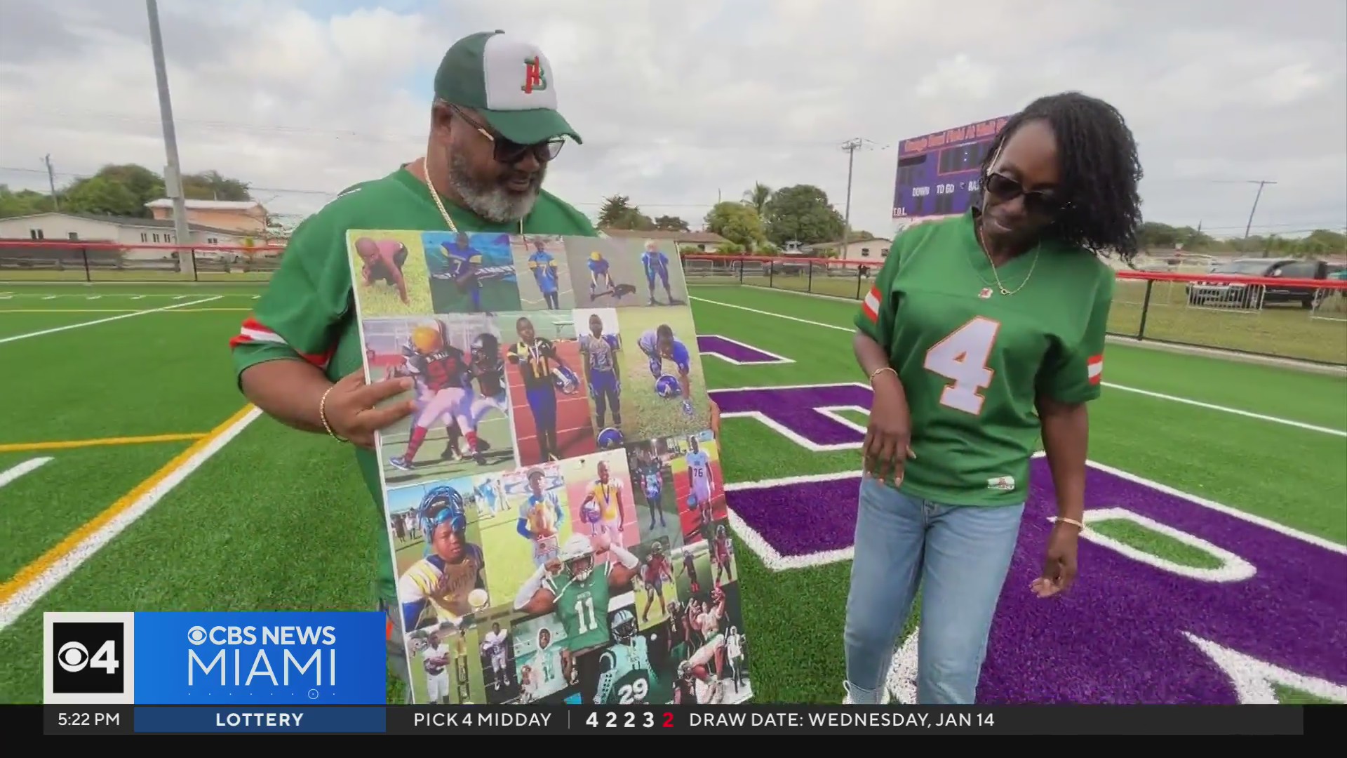 Proud parents of Nat Moore Trophy winners Rueben Bain, Malachi Toney ...