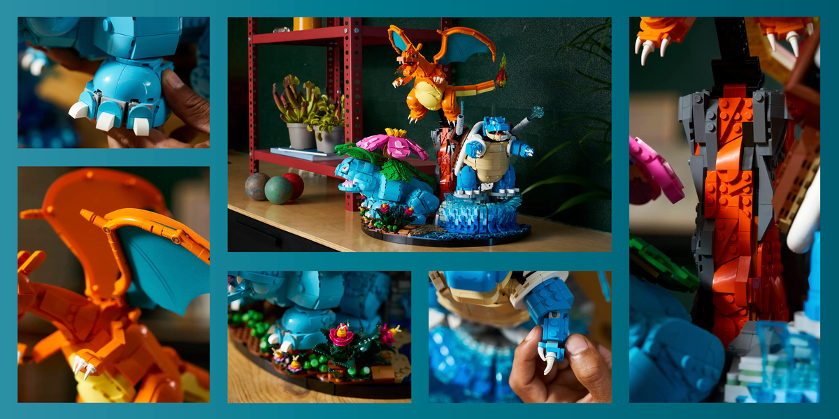Lego just reopened preorders for the Venusaur, Charizard, and Blastoise ...