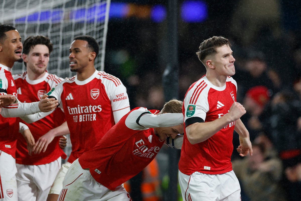 Gyokeres doubles Arsenal’s lead against Chelsea in Carabao Cup semi