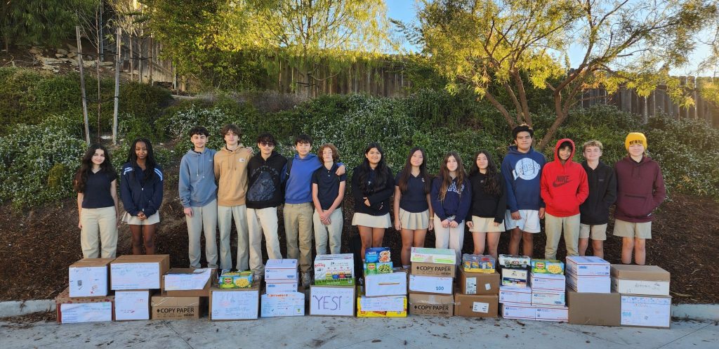 Builders Club steps up for the San Diego Food Bank