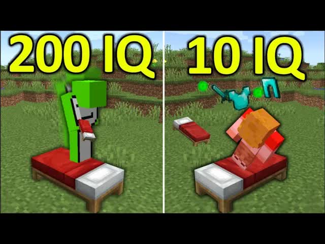 200IQ vs 10IQ Minecraft plays #10