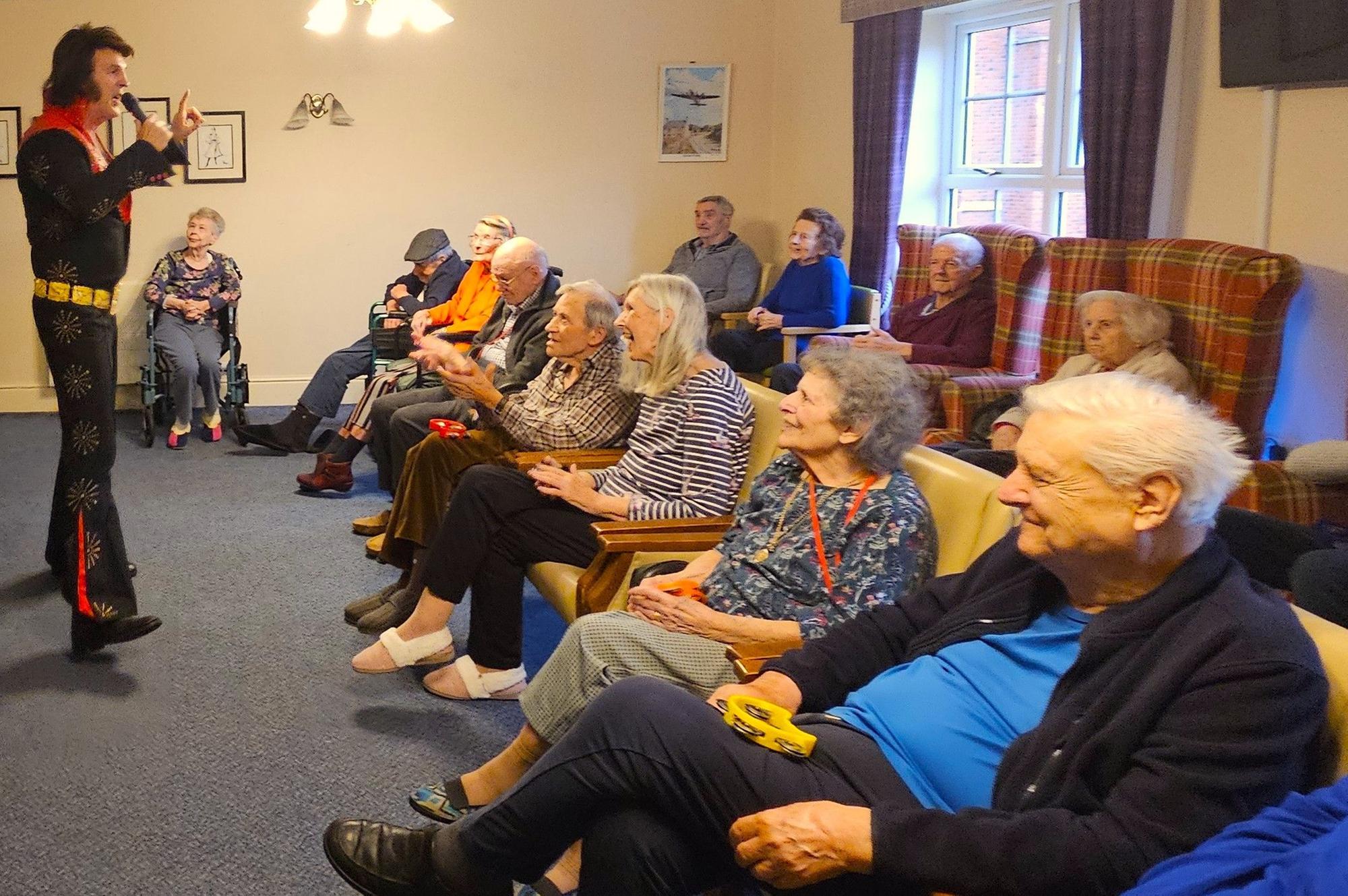 A little less conversation, a little more action for Elm Bank care home