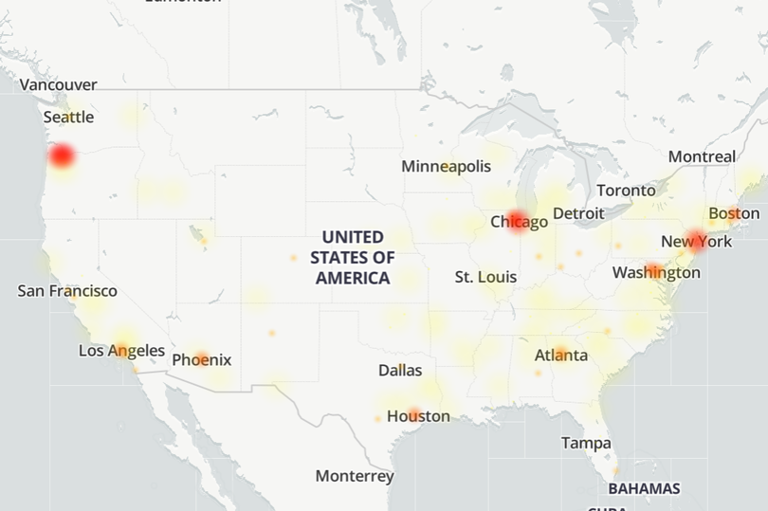 Huge Verzion outage mapped with phones down in SOS mode in 11 major cities